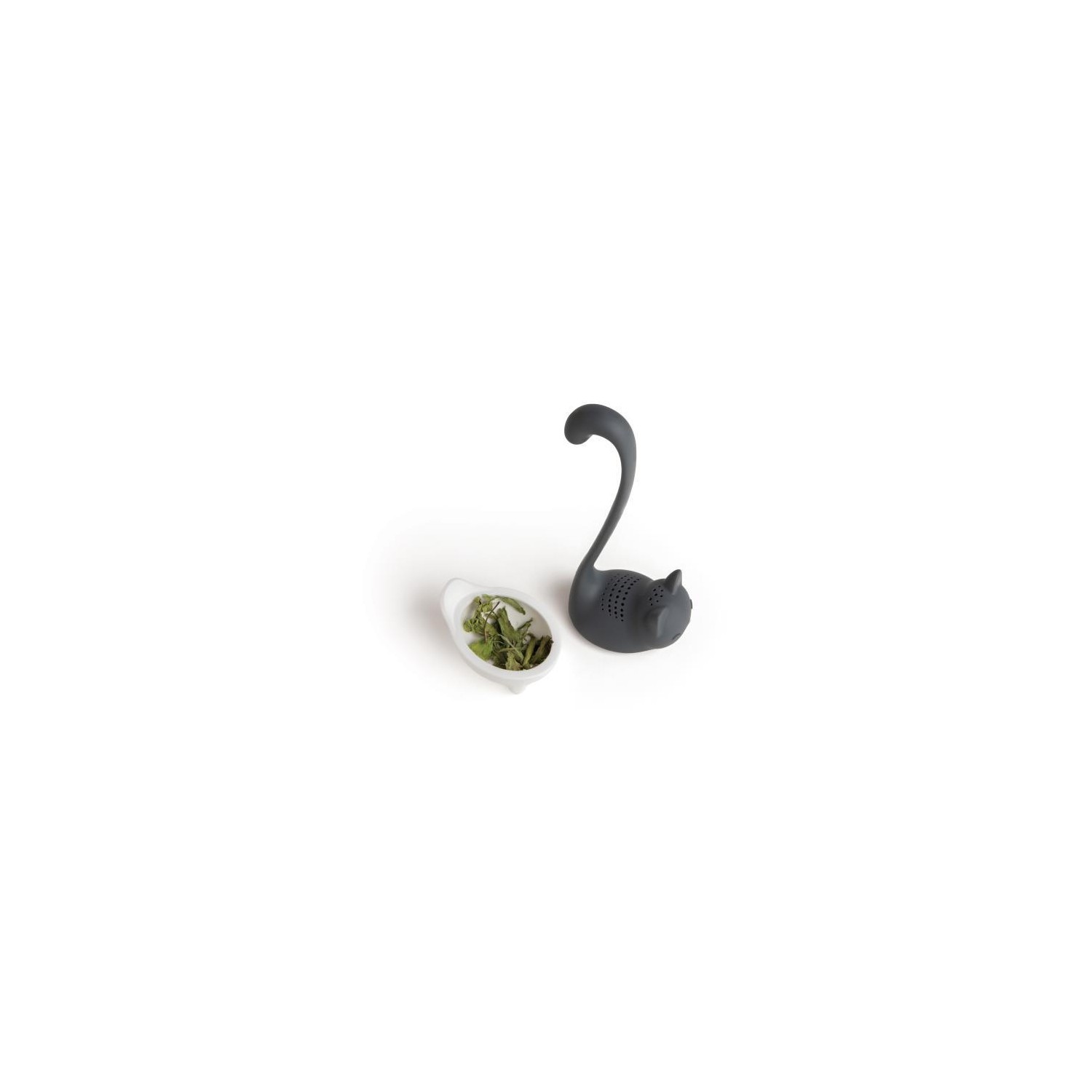 Meet Louie, the cat-shaped tea infuser who steeps your leaves and lifts ...