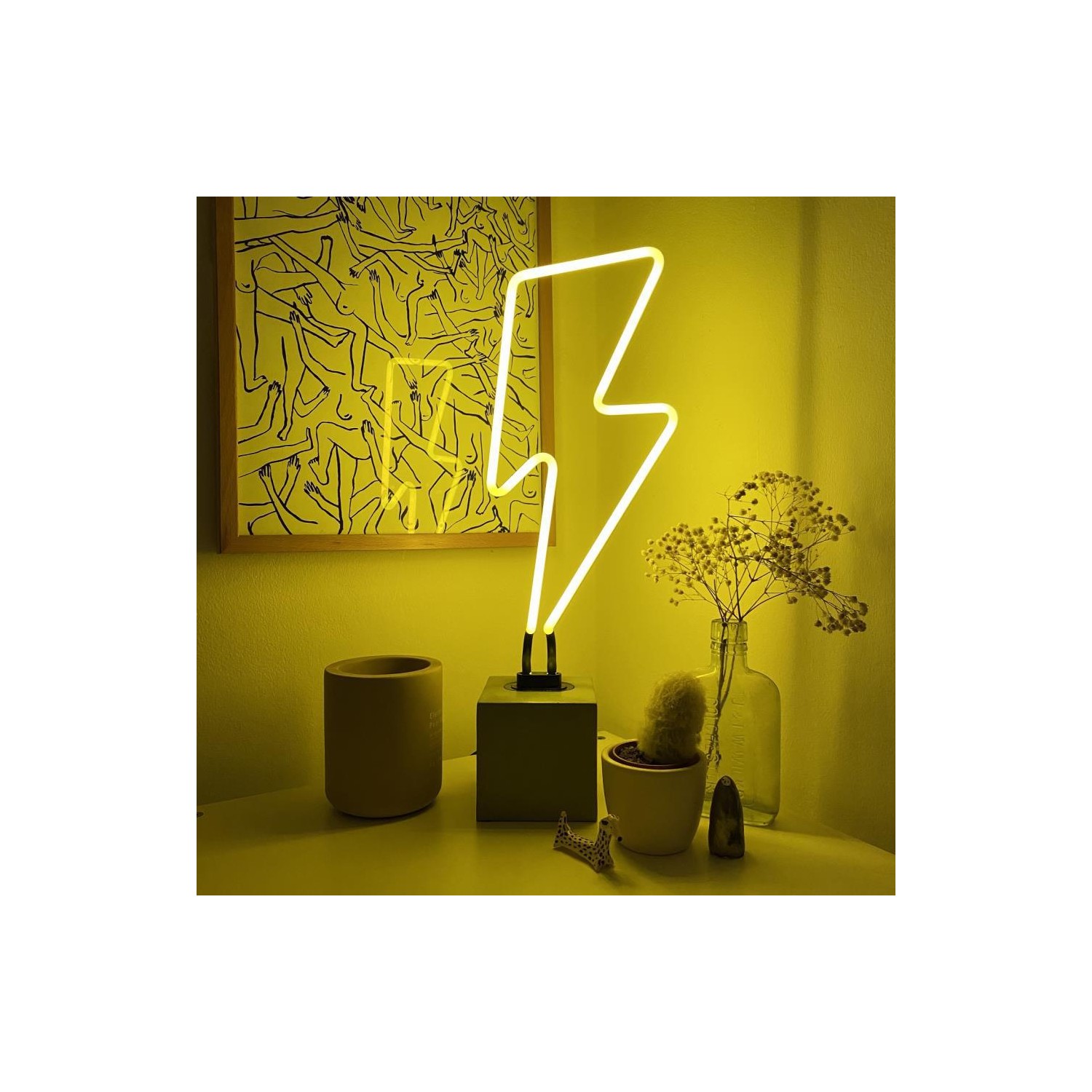 Base Neón Locomocean "Rayo"