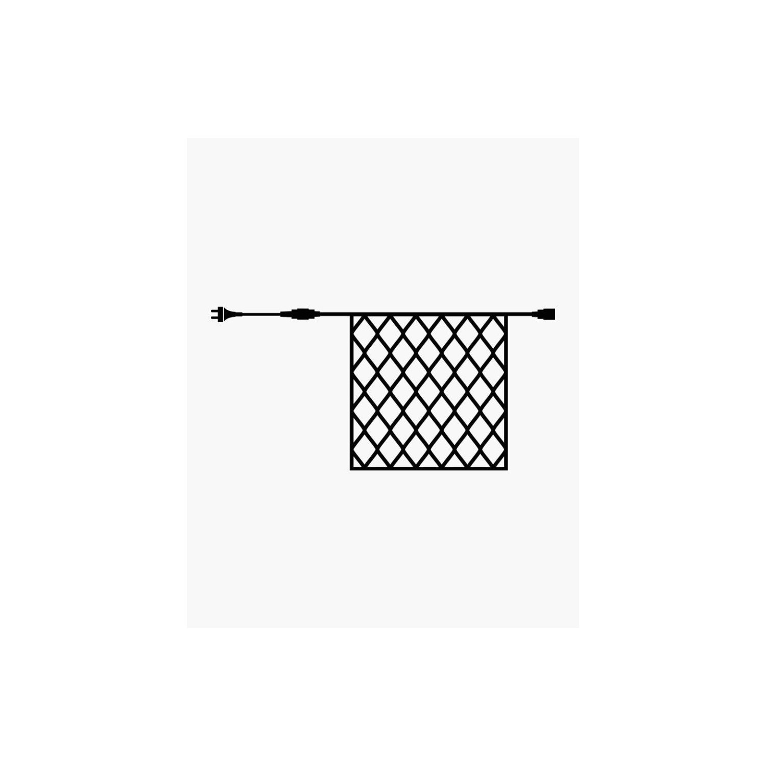 Tech-Line Net Start Set 196 LED, Warm White 3*3m+1