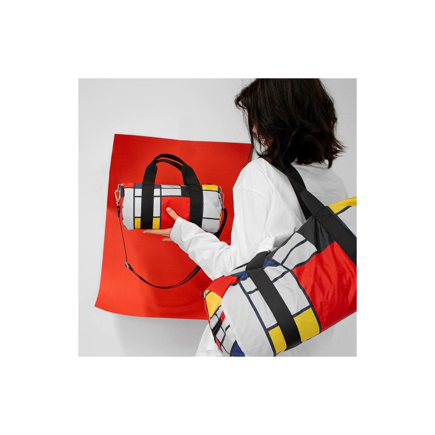 Loqi Weekender Mini Mondrian Composition